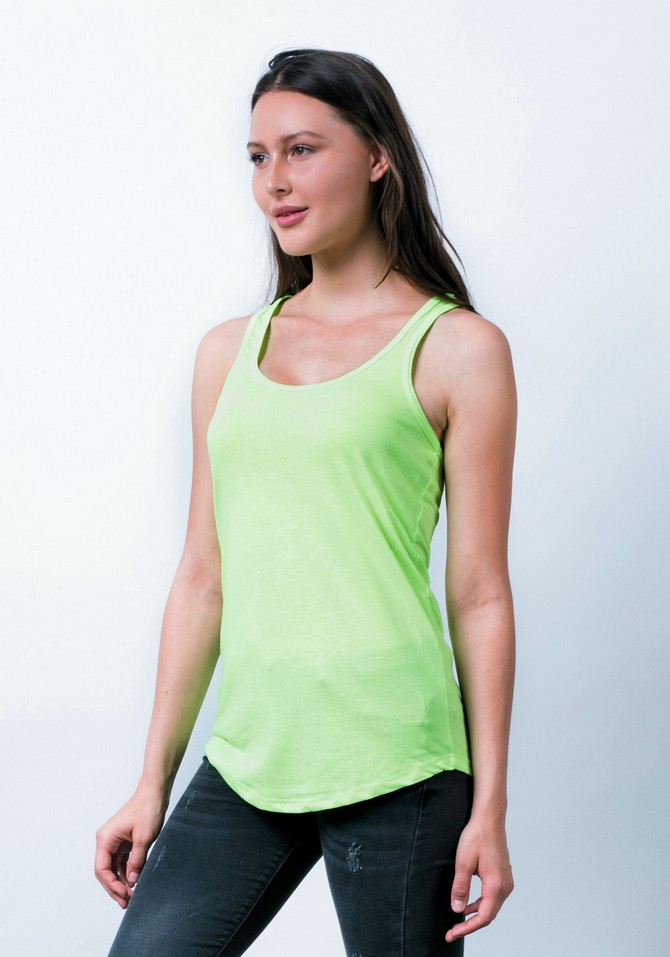 Cotton Heritage LC7706 - Racerback Scallop-Bottom Tank Top | Apparel ...